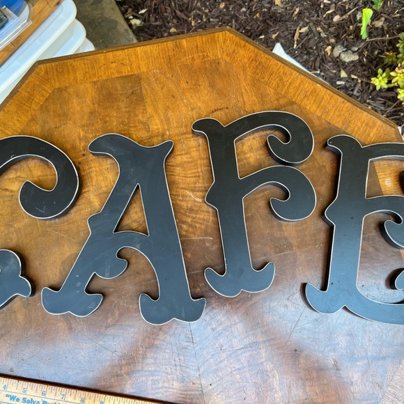 Kitchen | Set Of 4 Letters Spelling Cafe | Poshmark